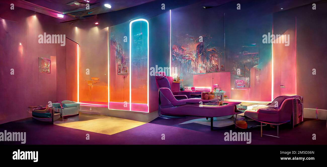 Cyberpunk furniture hi-res stock photography and images - Alamy