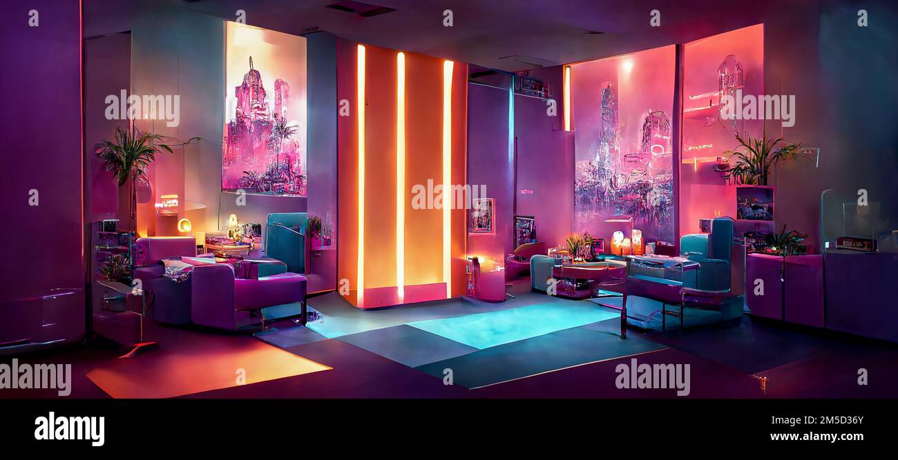 Cyberpunk furniture hi-res stock photography and images - Alamy