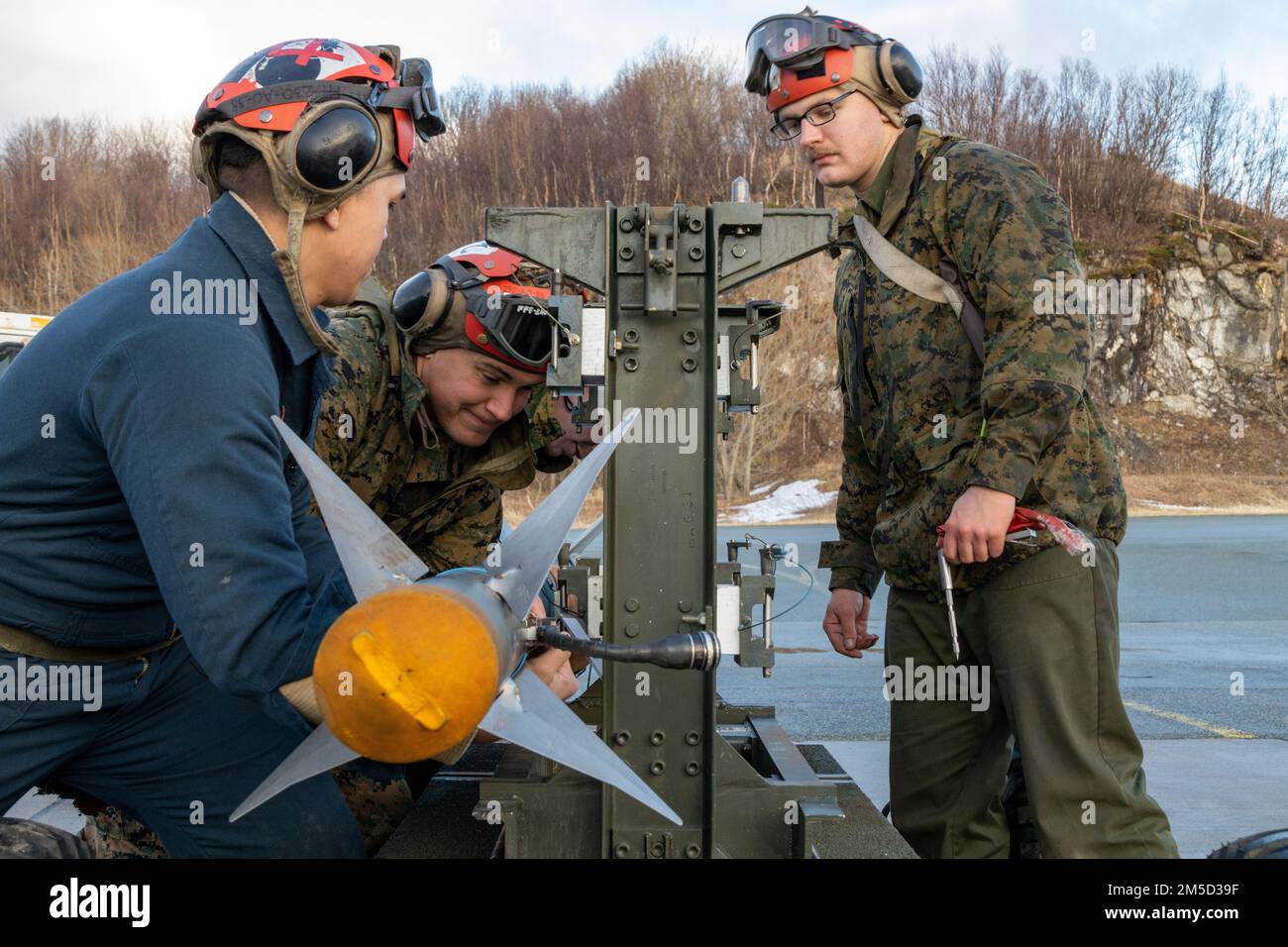 U.S. Marines with Marine Attack Squadron (VMA) 223, 2nd Marine Aircraft ...
