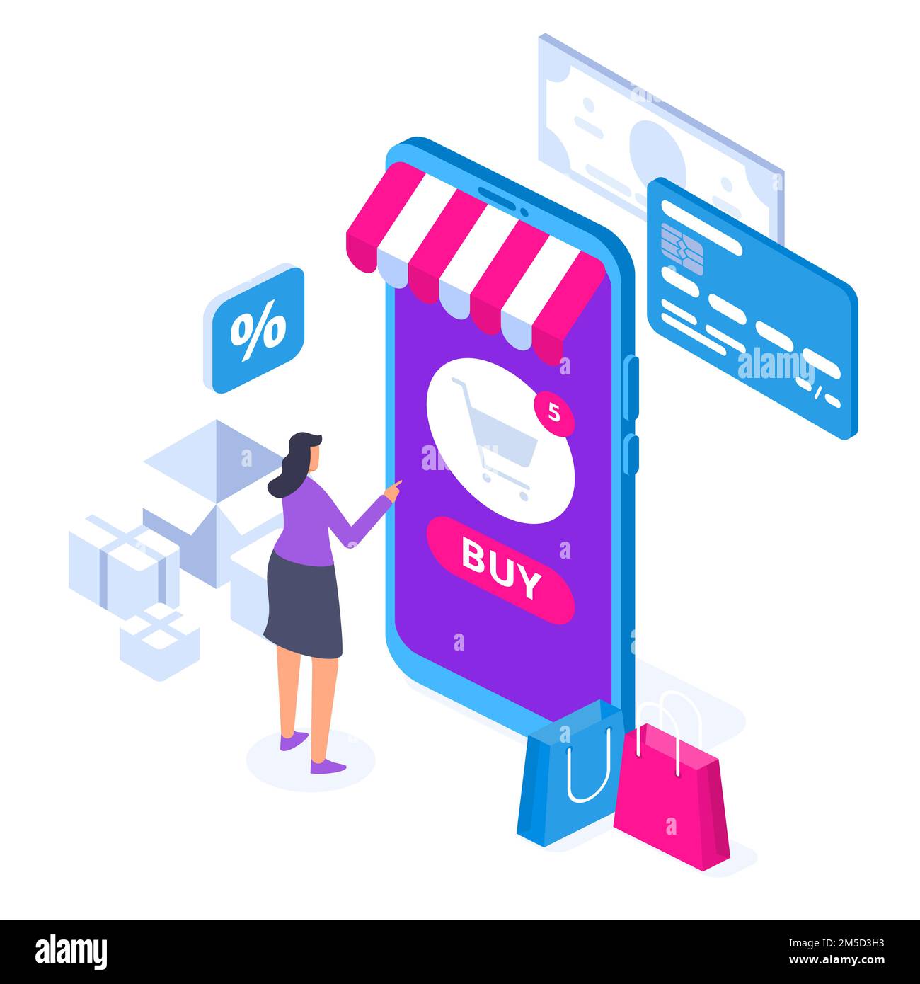 Shopping cart hero Cut Out Stock Images & Pictures - Alamy