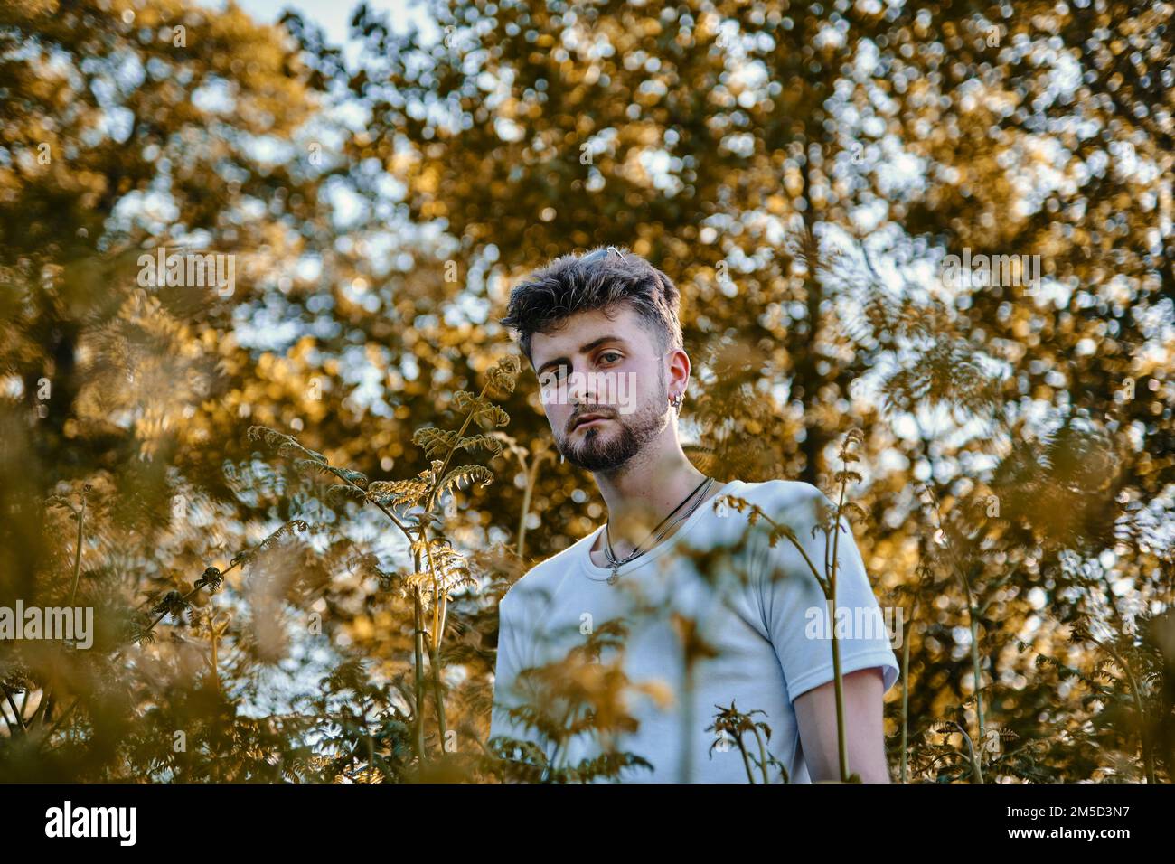 Man tattoos plants hi-res stock photography and images - Alamy