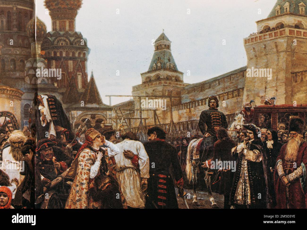 Fragment Of Picture The Morning Of Streltsy Execution. Painting By ...