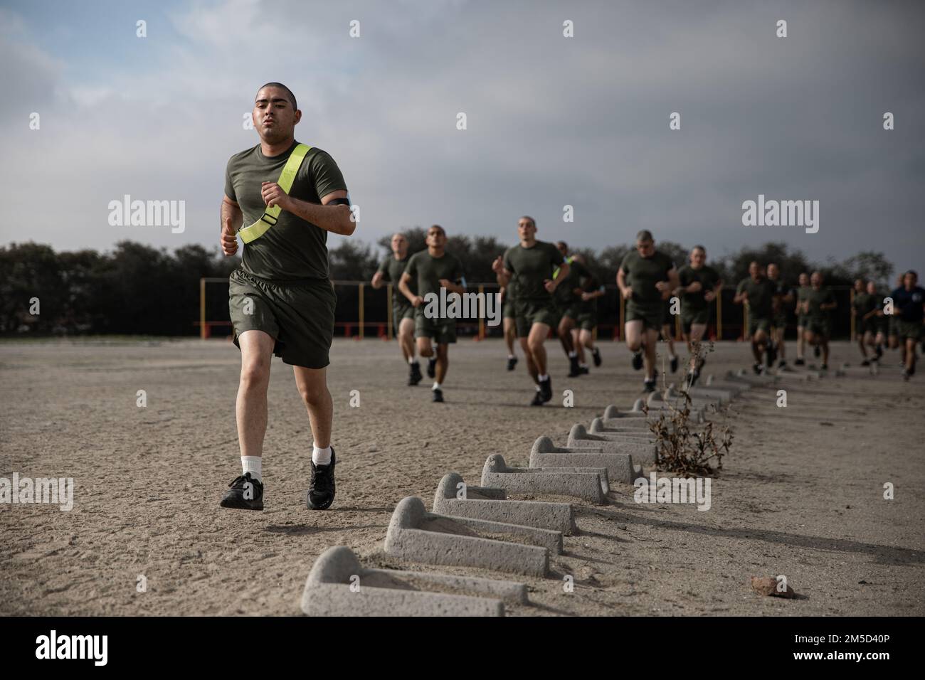 U.S. Marine Corps Recruit Nathan Castaneda with Kilo Company, 3rd ...