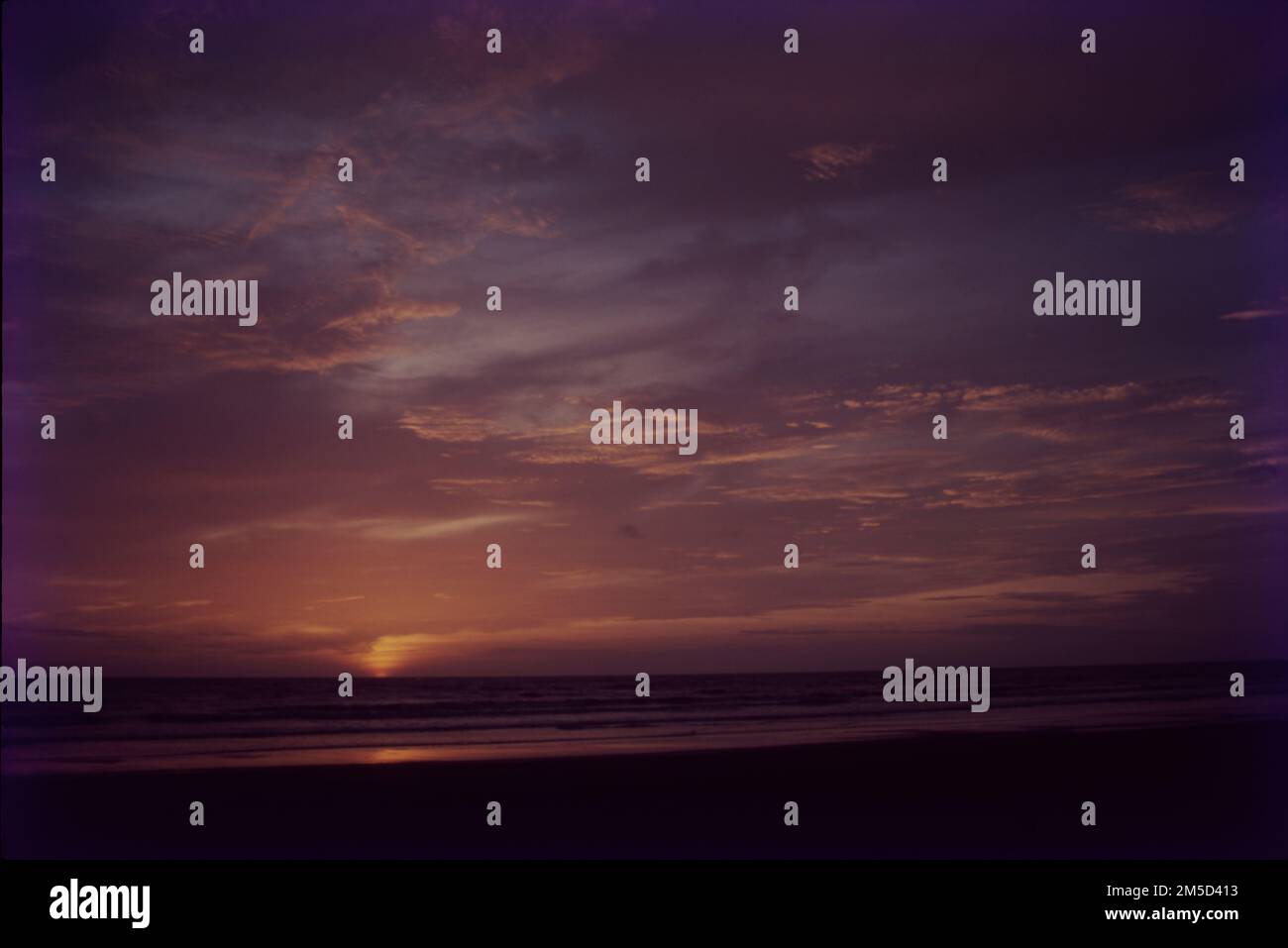 Sun Set with Fabulous Colors in the Skies, India Stock Photo - Alamy