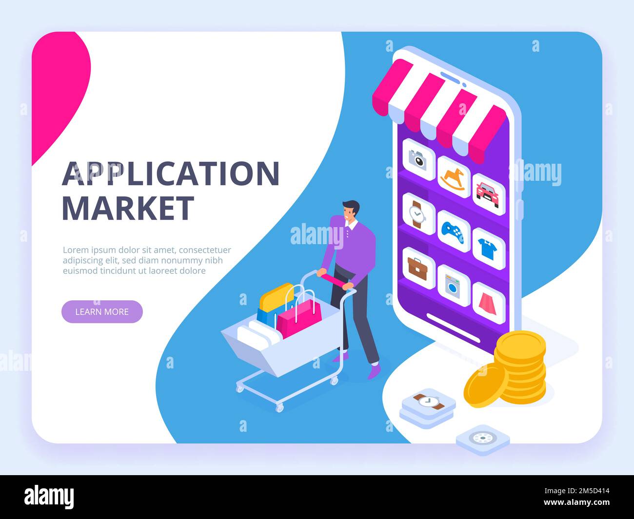 Discover app Stock Vector Images - Alamy