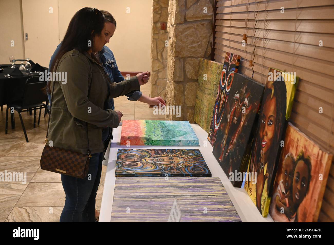 Laticia Flores, 97th Air Mobility Wing command chief’s spouse, and ...