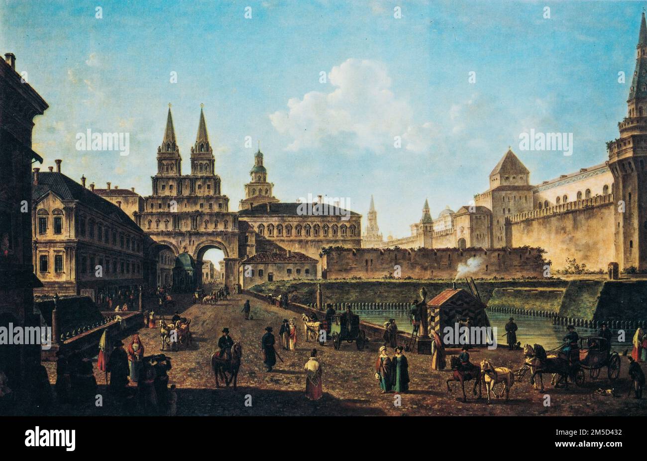 Painting By Russian Artist Fyodor Alekseyev, View Of Voskresensky And ...