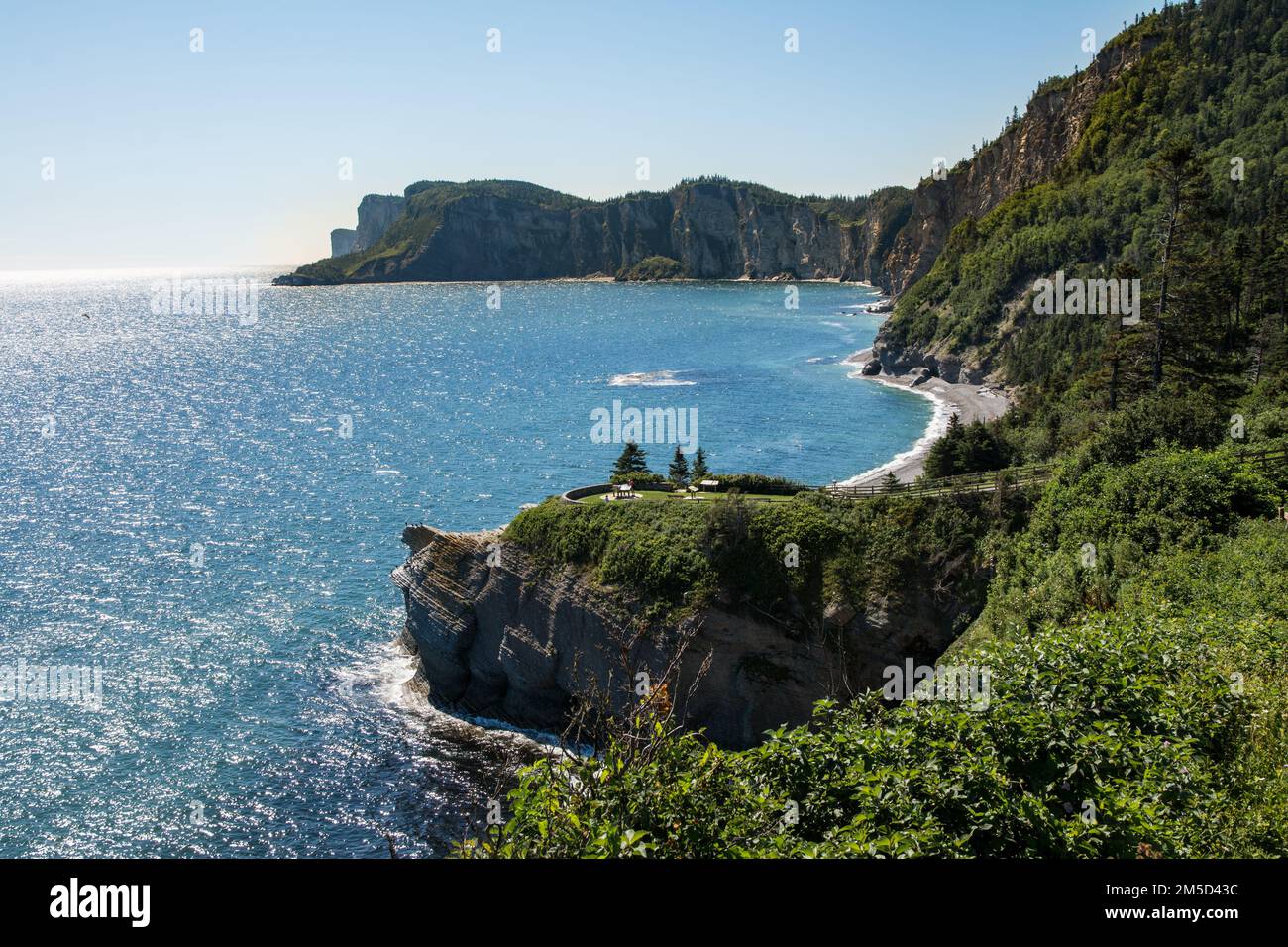 Cap Bon-Ami, Parco Nazionale Forillon in Gaspesie peninsula during a ...