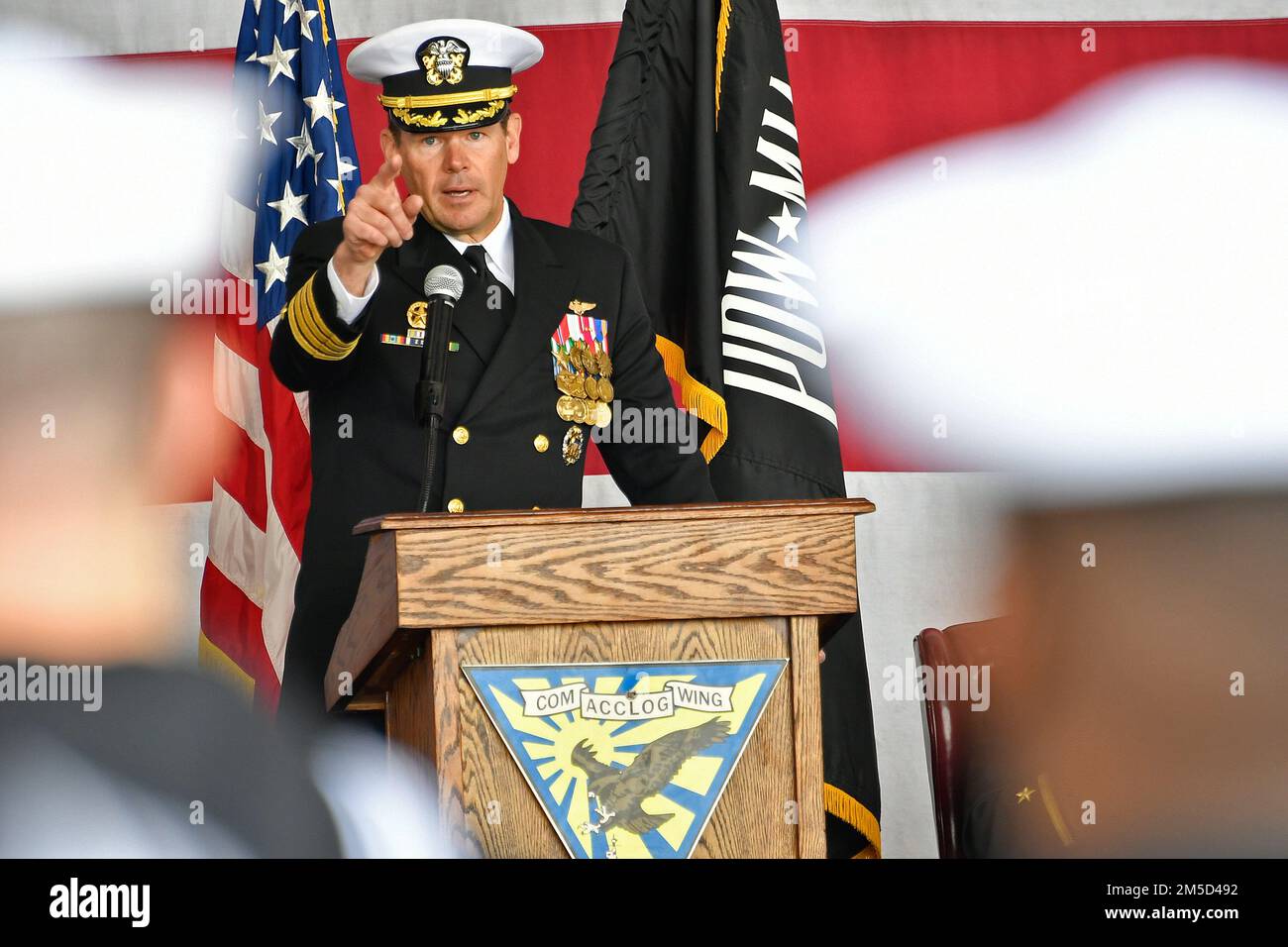220303-N-AS200-4705 POINT MUGU, Calif. (Mar. 3, 2022) – Capt. Michael France, commodore ...