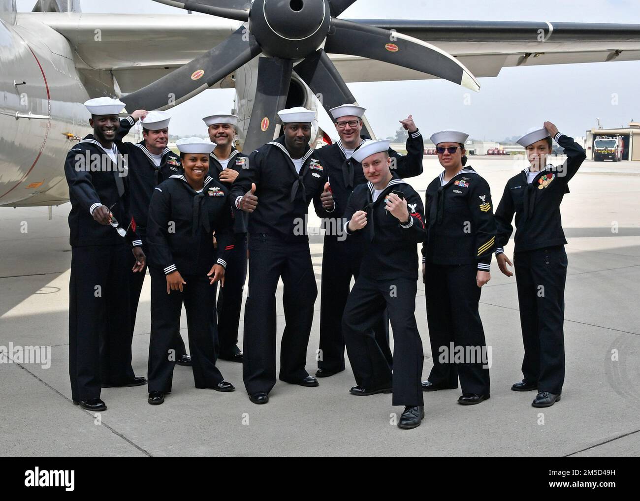 220303-N-AS200-4718 POINT MUGU, Calif. (Mar. 3, 2022) – Sailors attached to Airborne Command ...