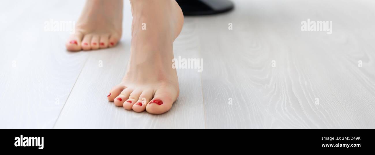 Geographical globe kick a womans foot Minimal global concept Stock ...