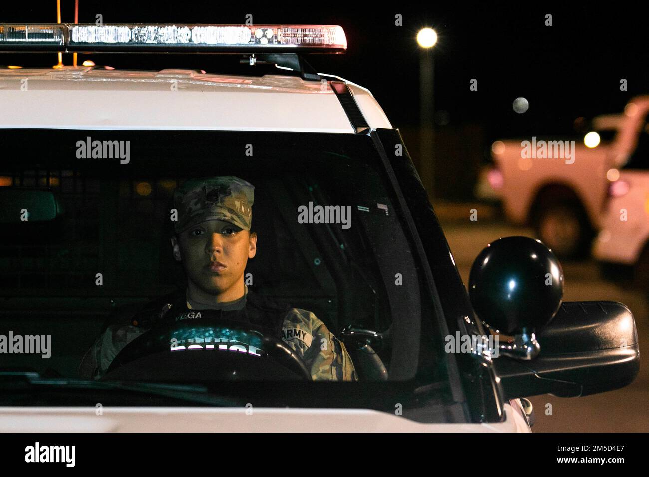 U.S. Army Sgt. 1st Class Christina Vega, a military police officer ...