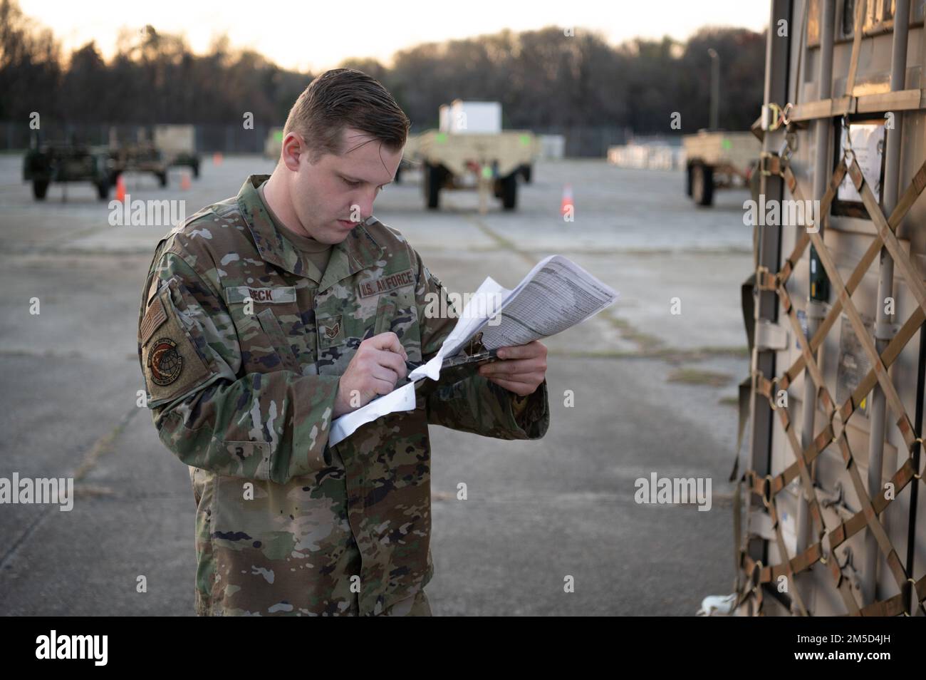 U.S. Air Force Staff Sgt. Austin Beck, 621st Contingency Response ...