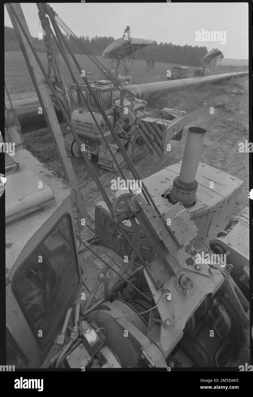 ***AUGUST 1984 FILE PHOTO*** The fourth branch of the transit pipeline ...