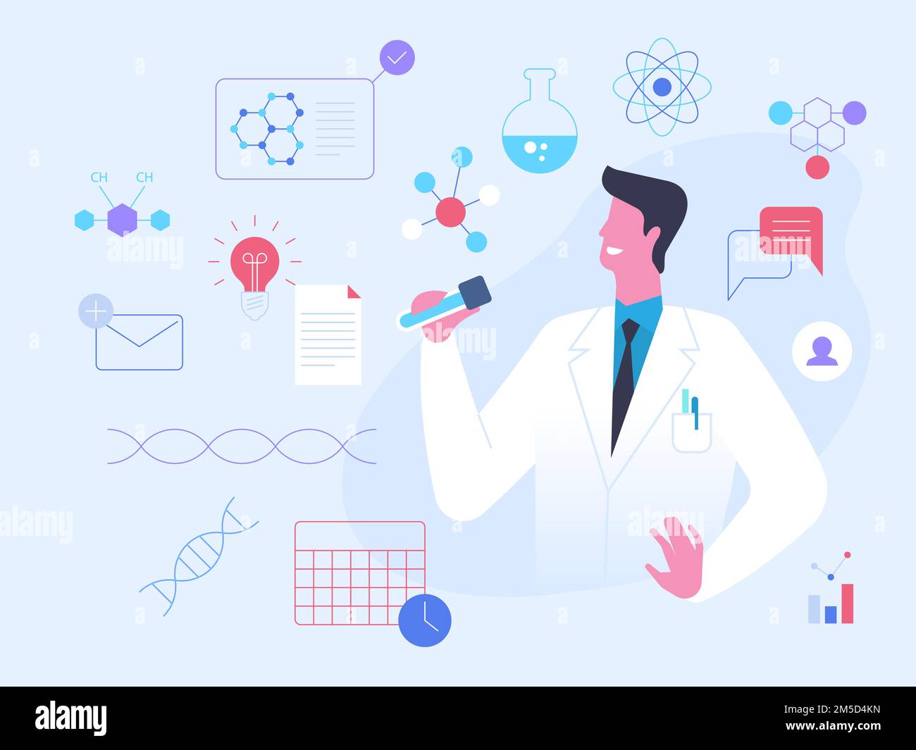 Cartoon science beaker hi-res stock photography and images - Alamy