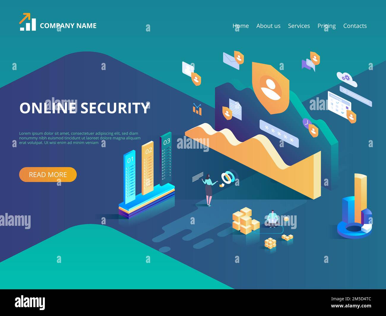 Browsing data Stock Vector Images - Alamy