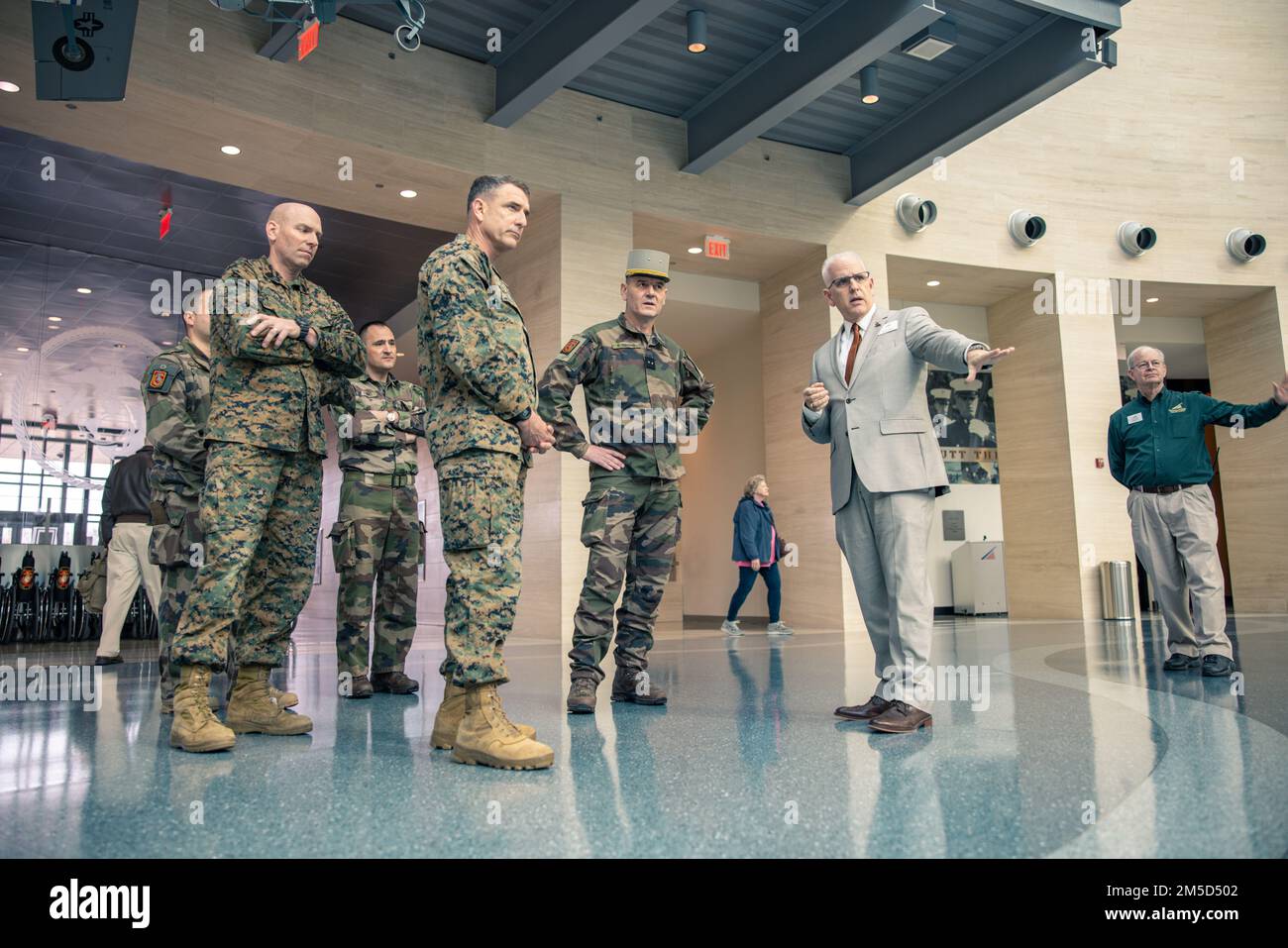 French Army Brig. Gen. Eric Ozanne, 6th Light Armored Brigade (LAB ...