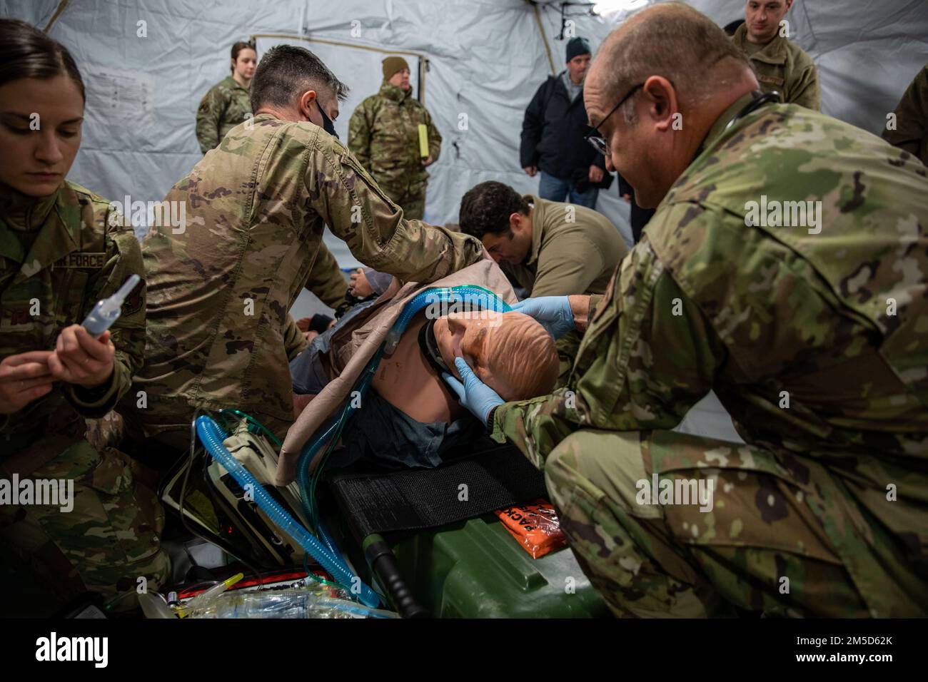 U.S. Air Force members of the 633rd Medical Group, Air Force Combat ...
