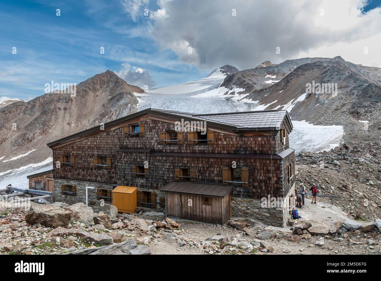 Vernagt hut mountain refuge hi-res stock photography and images - Alamy