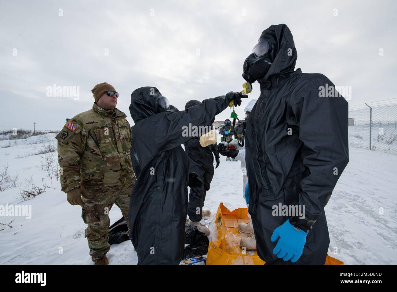 A U.S. Army Soldier with 95th Company, 17th Combat Support Sustainment ...