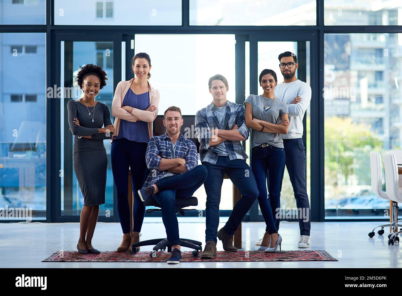 Committed to making a success of our new business venture. Portrait of ...