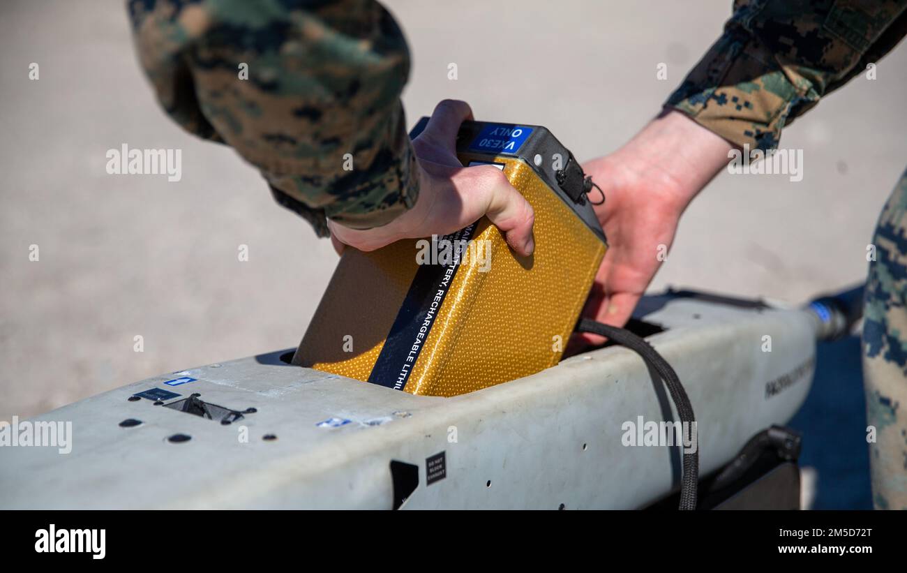 A U.S. Marine with 2d Light Armored Reconnaissance Battalion, 2d Marine ...