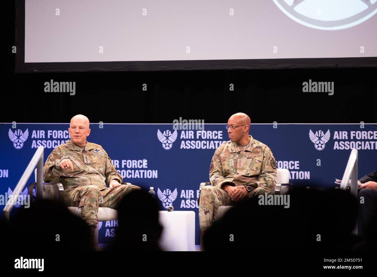 Chief of Space Operations Gen. John W. “Jay” Raymond participates in a ...