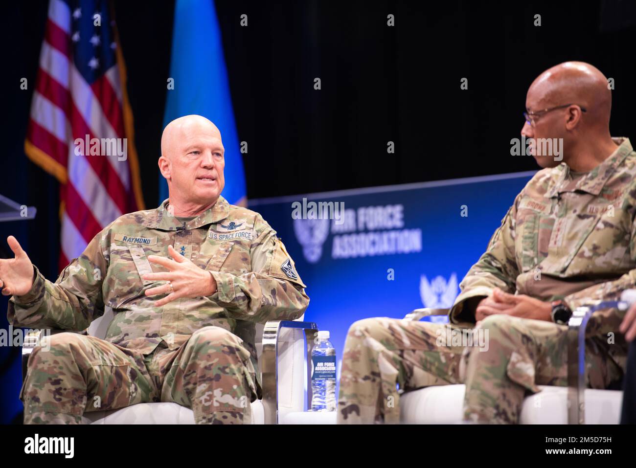 Chief of Space Operations Gen. John W. “Jay” Raymond participates in a ...