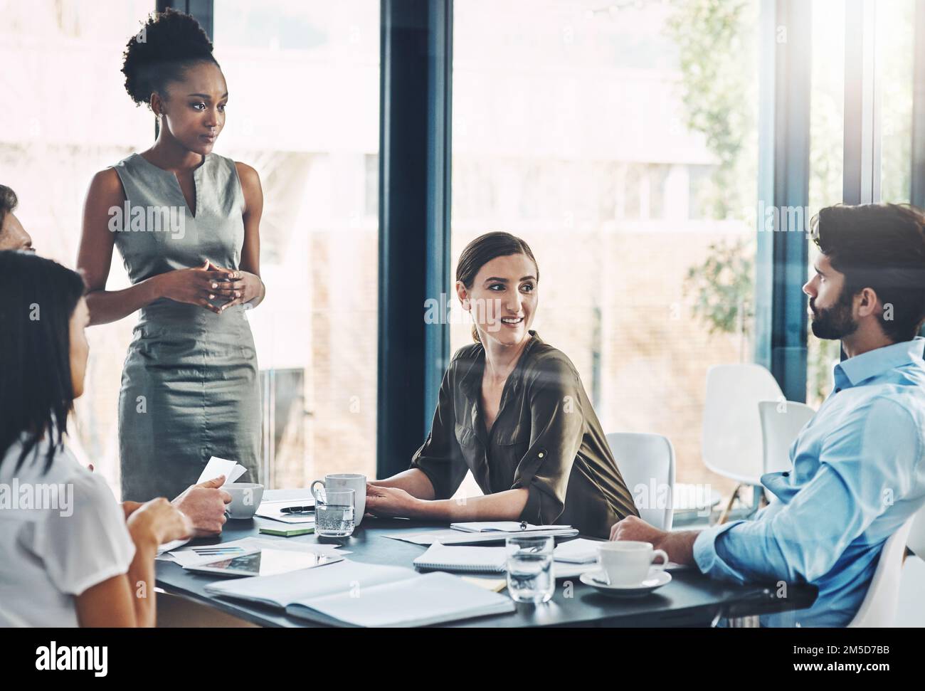 Every team member has a valuable contribution to give. a businesswoman ...