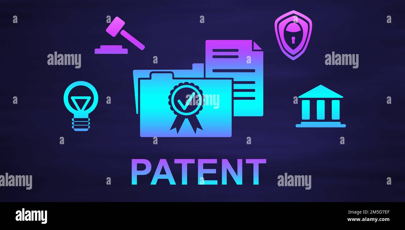 Illustration of a patent concept Stock Photo - Alamy