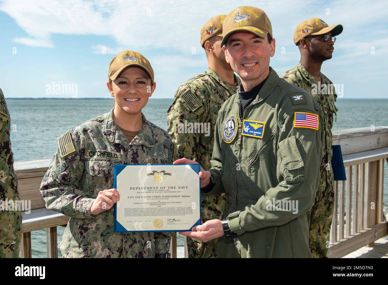 Capt. Todd Marzano, commanding officer of aircraft carrier, Pre ...