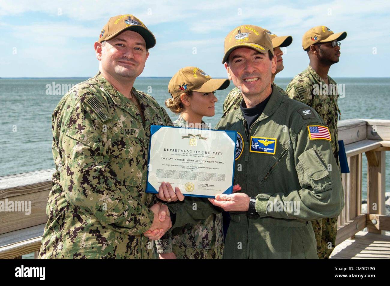 NEWPORT NEWS, VA March 3, 2022 – Capt. Todd Marzano, commanding officer ...