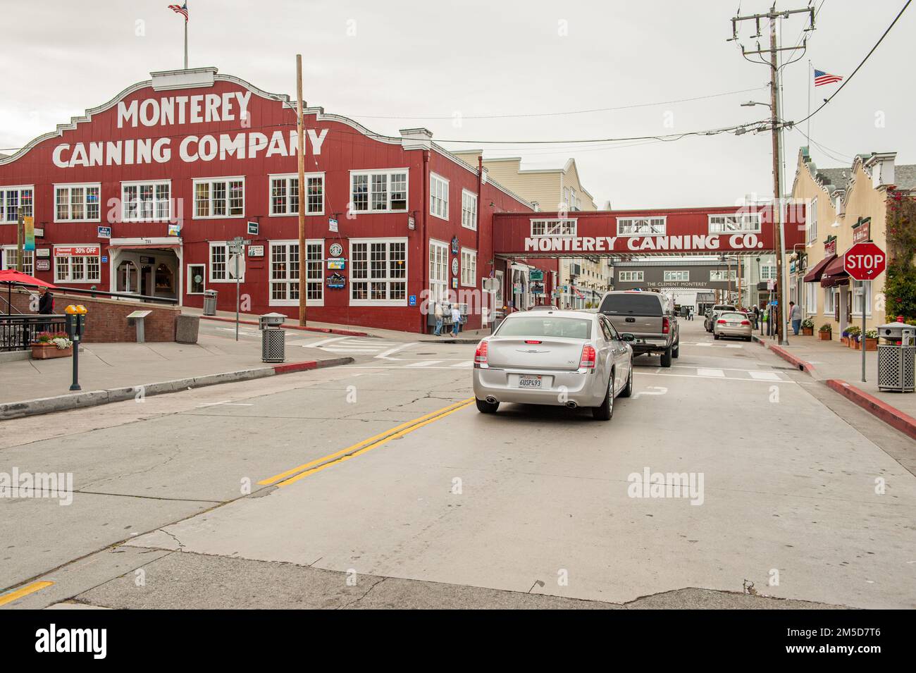 Historic Cannery Row in Monterey, CA made famous by the novels by John ...
