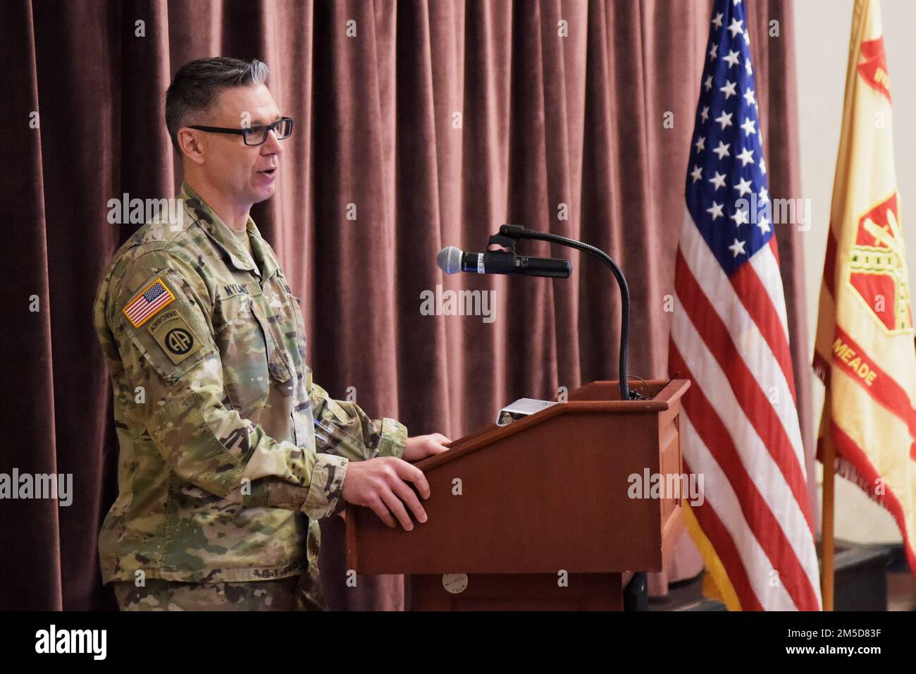 Col. Chris Nyland, U.S. Army Garrison Fort George G. Meade commander ...