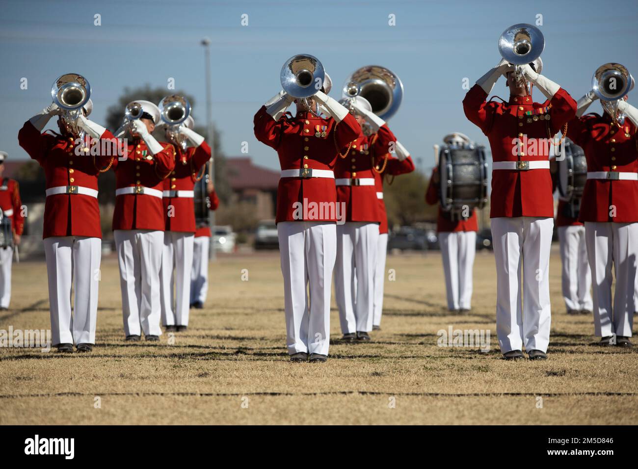 Marines with “The Commandant’s Own,” Marine Drum and Bugle Corps ...
