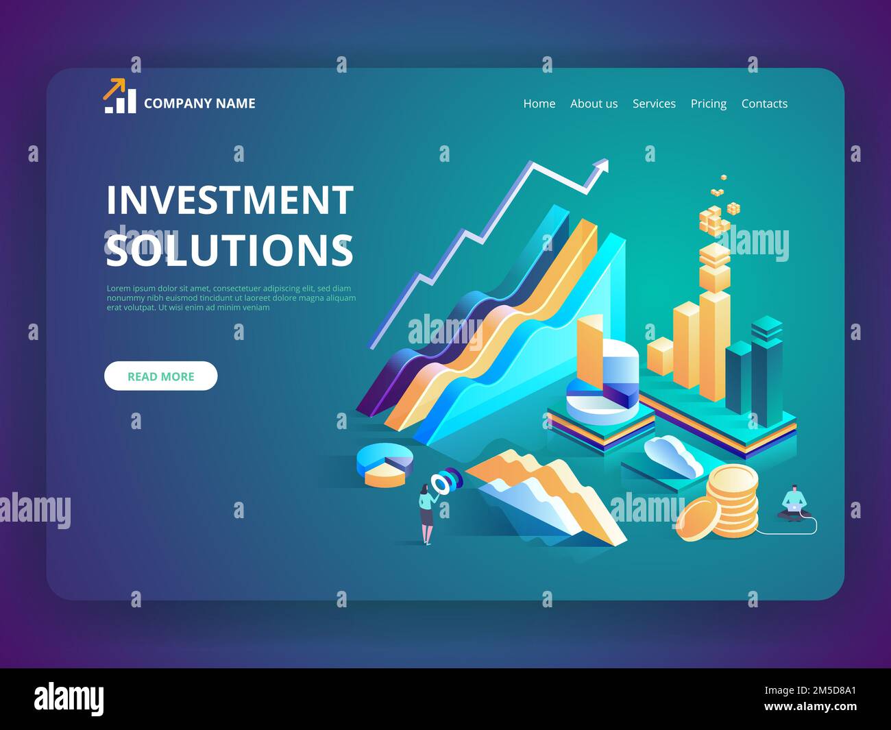 Investment Solutions Stock Vector Images Alamy