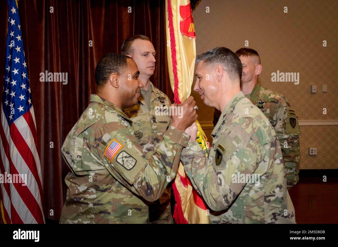FORT MEADE, Md - Col. Christopher M. Nyland, right, commander of the ...