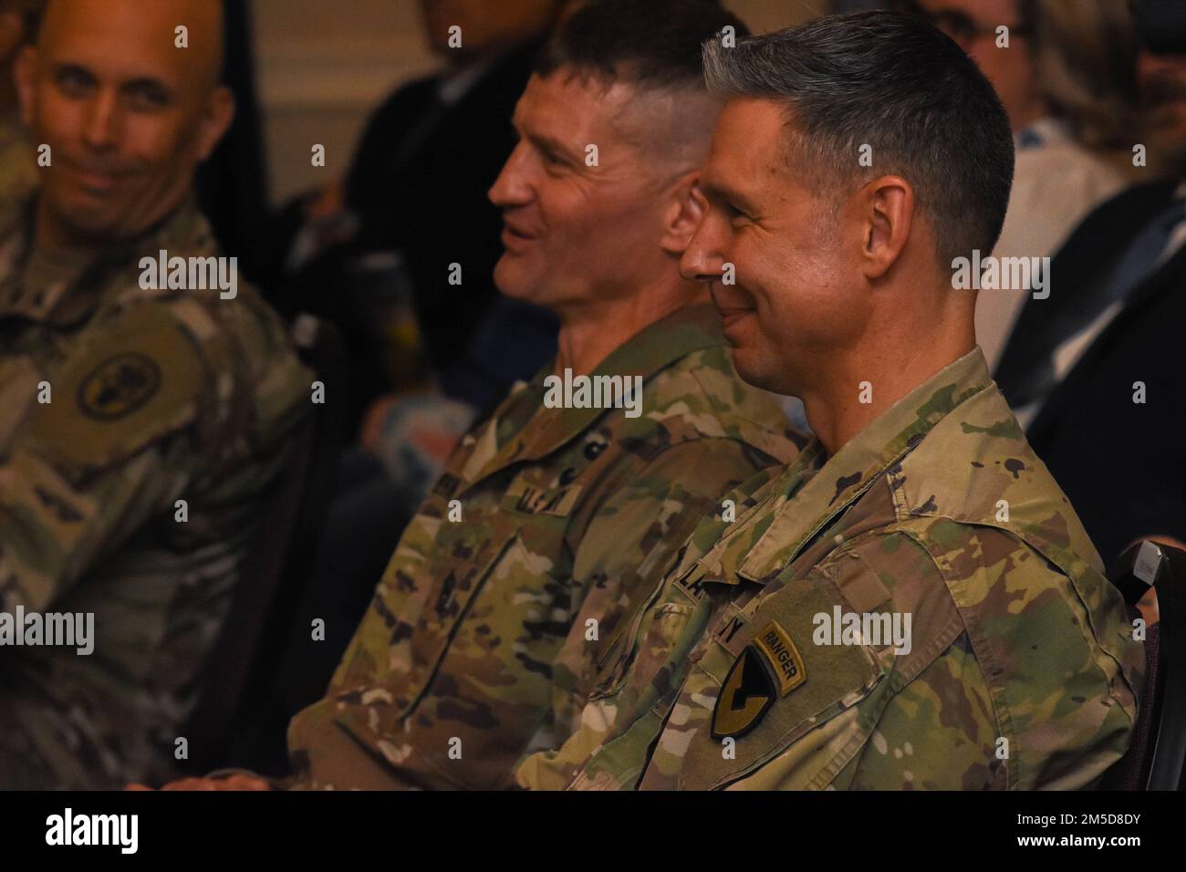 FORT MEADE, Md - Col. Christopher M. Nyland, right, the commander of ...