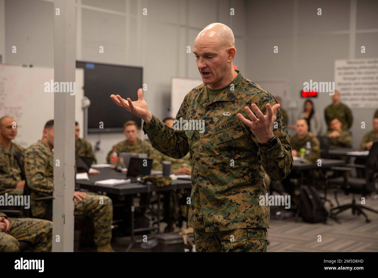 U.S. Marine Corps Sgt. Maj. Troy E. Black, the 19th Sergeant Major of ...