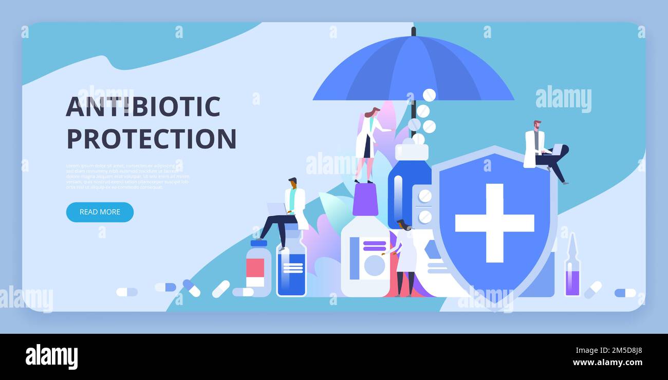 Antibiotic protection. Vaccination. Preventive medication dose to ...