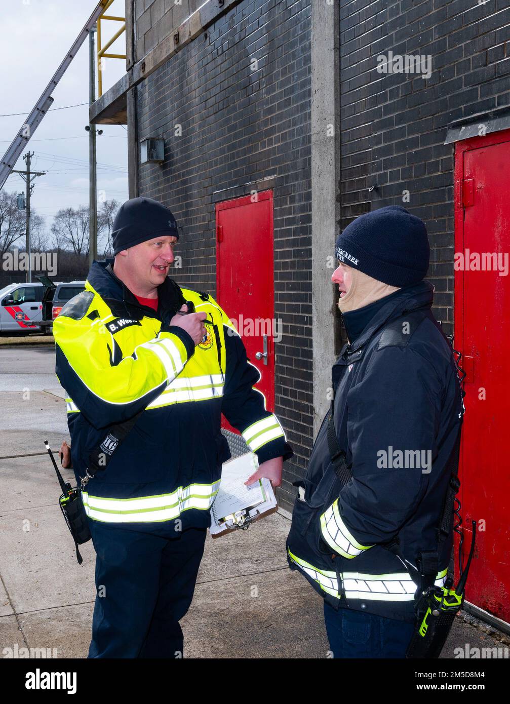Bryan Weeks, 788th Civil Engineer Squadron assistant fire chief for ...