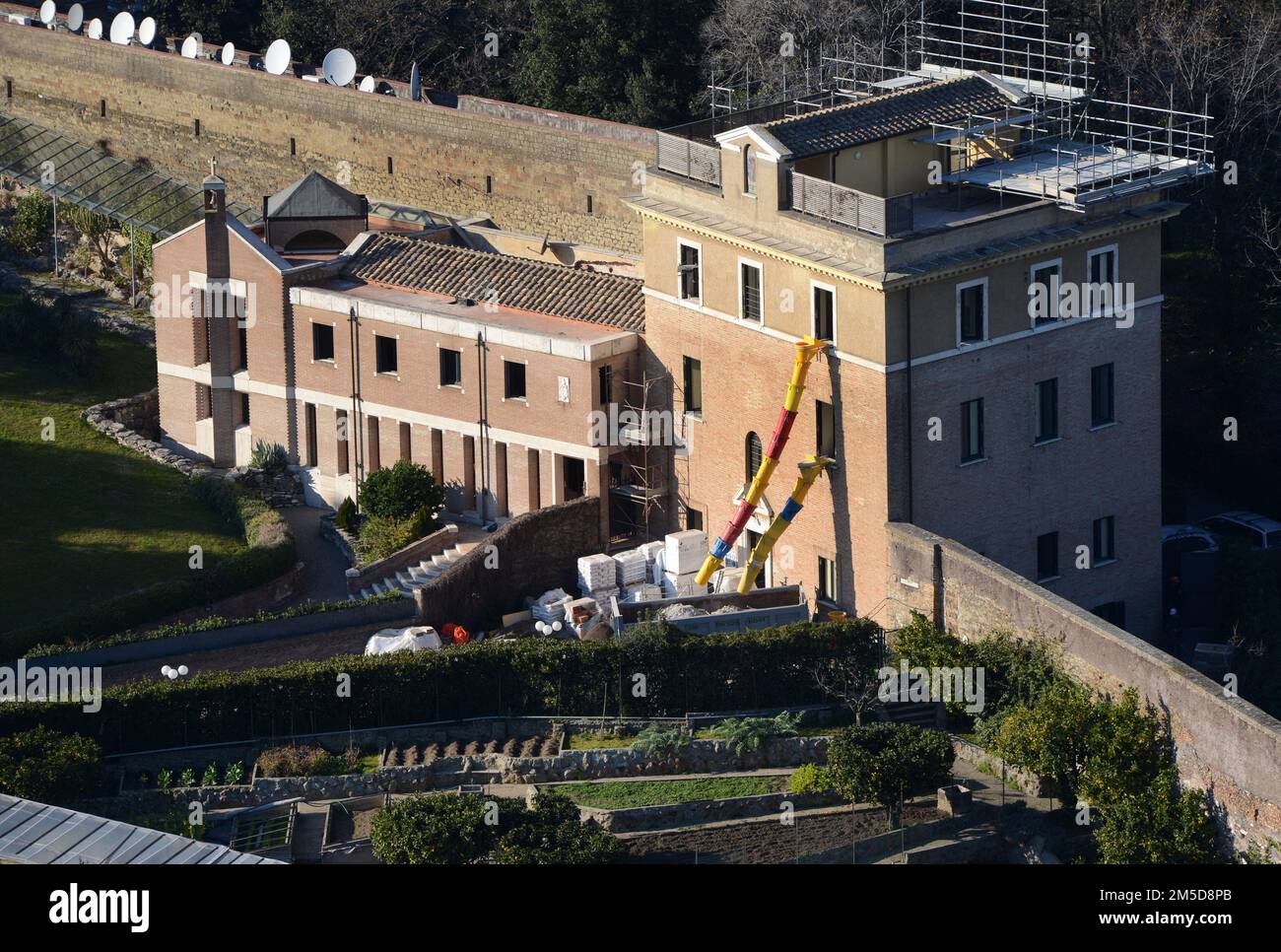 File photo - A view of the 'Mater Ecclesiae' monastery in the gardens ...