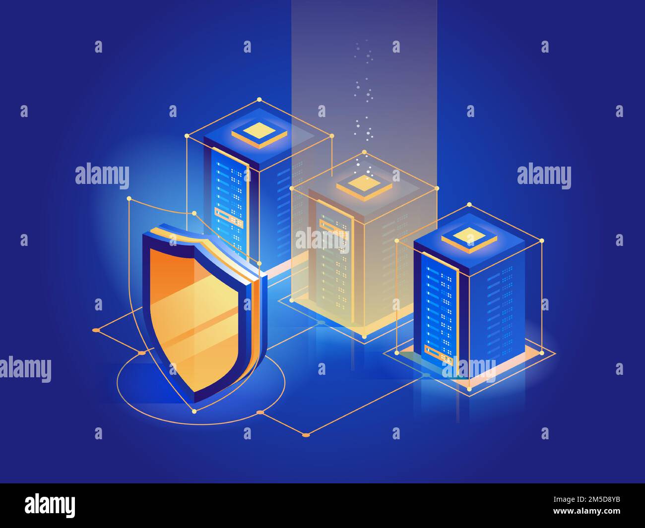 Cybersecurity. Protection network security and safe your data concept. Digital crime. Anonymous ...