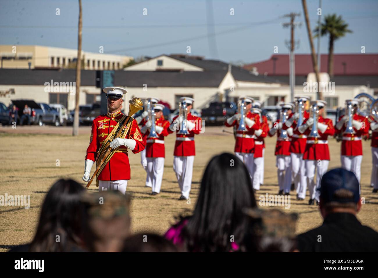 Gunnery Sgt. David Cox, assistant drum major, “The Commandant’s Own,” U ...