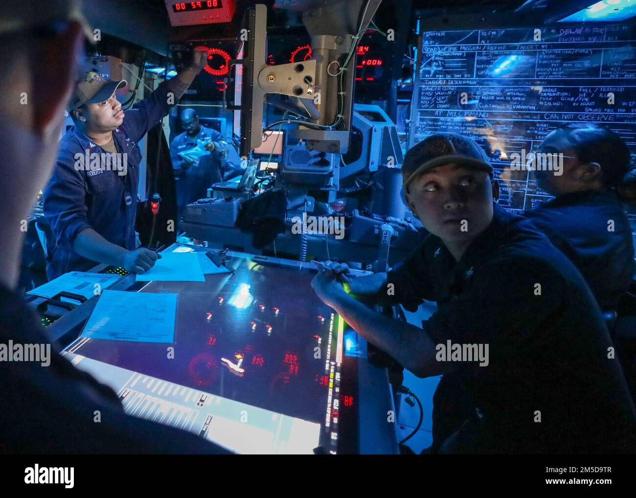 PHILIPPINE SEA (March 3, 2022) Sailors conduct an exercise in the ...