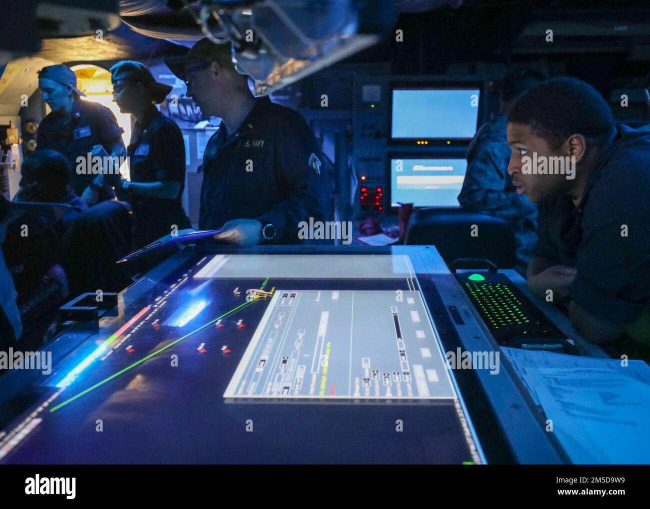 PHILIPPINE SEA (March 3, 2022) Sailors conduct an exercise in the ...