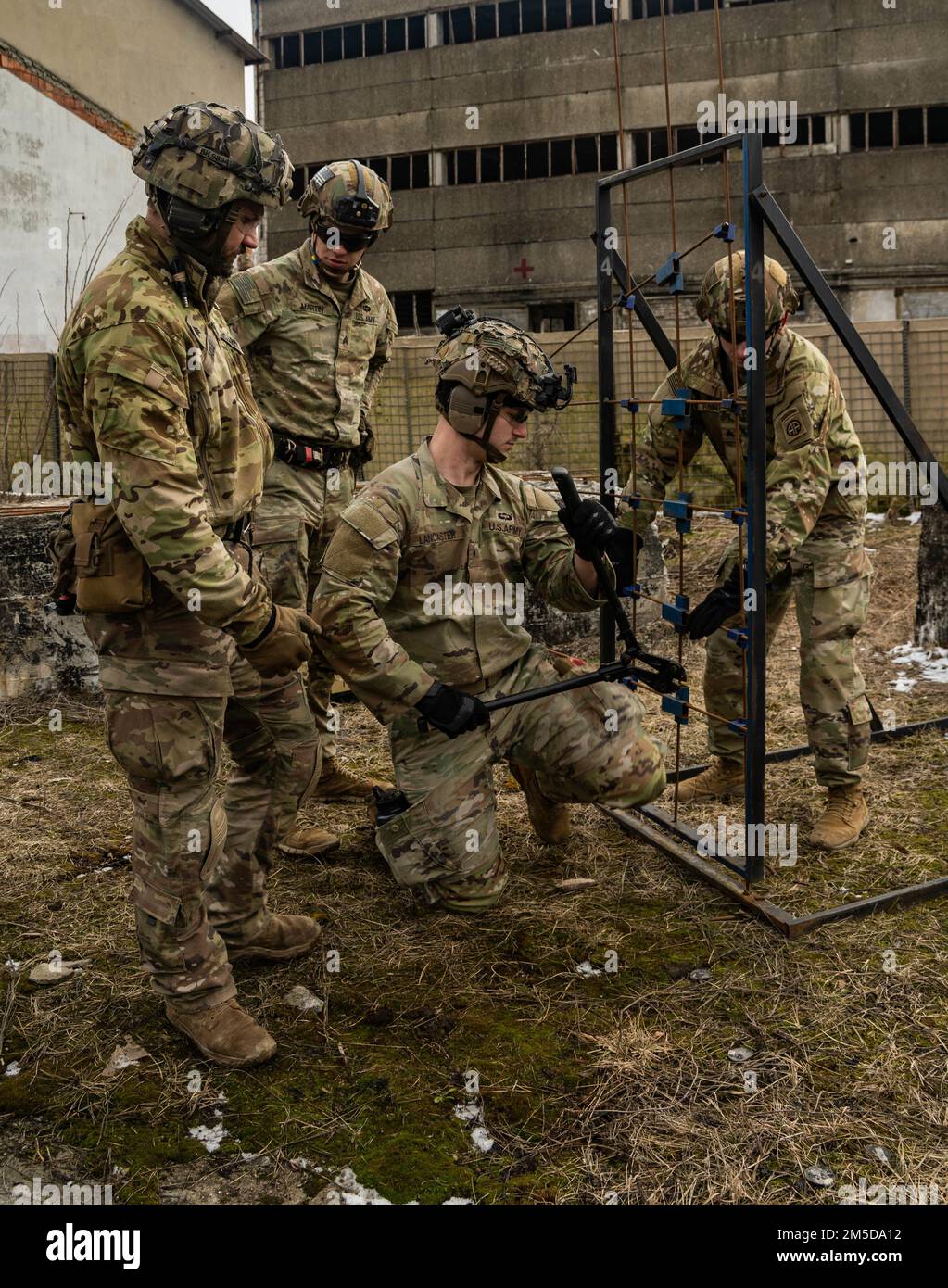 U.S Army Paratroopers assigned to the 3rd Brigade Combat Team, 82nd ...
