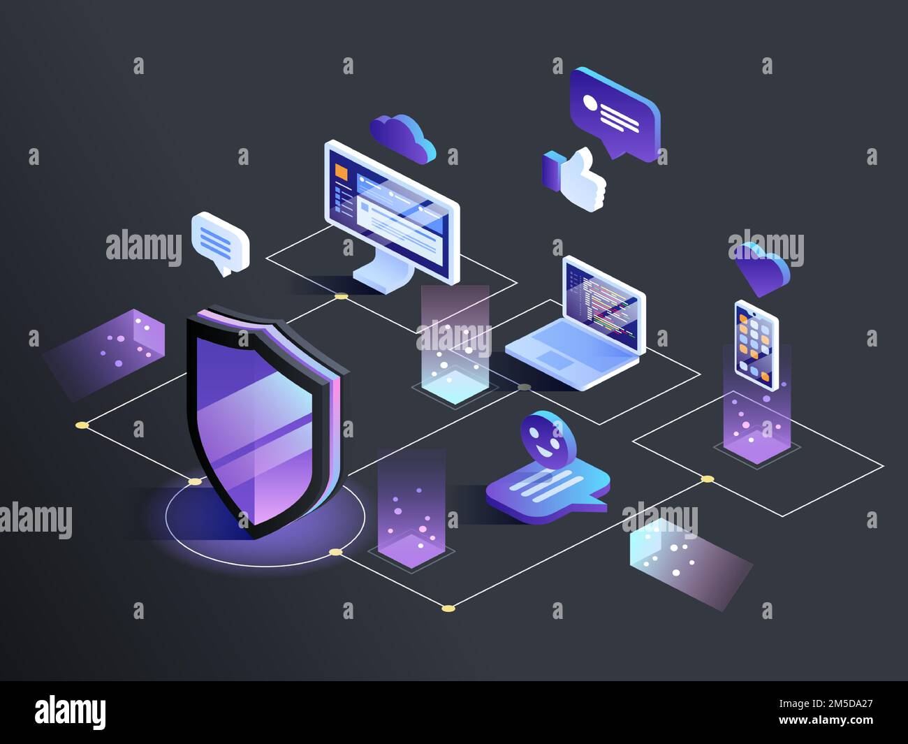 Laptop network card Stock Vector Images - Alamy