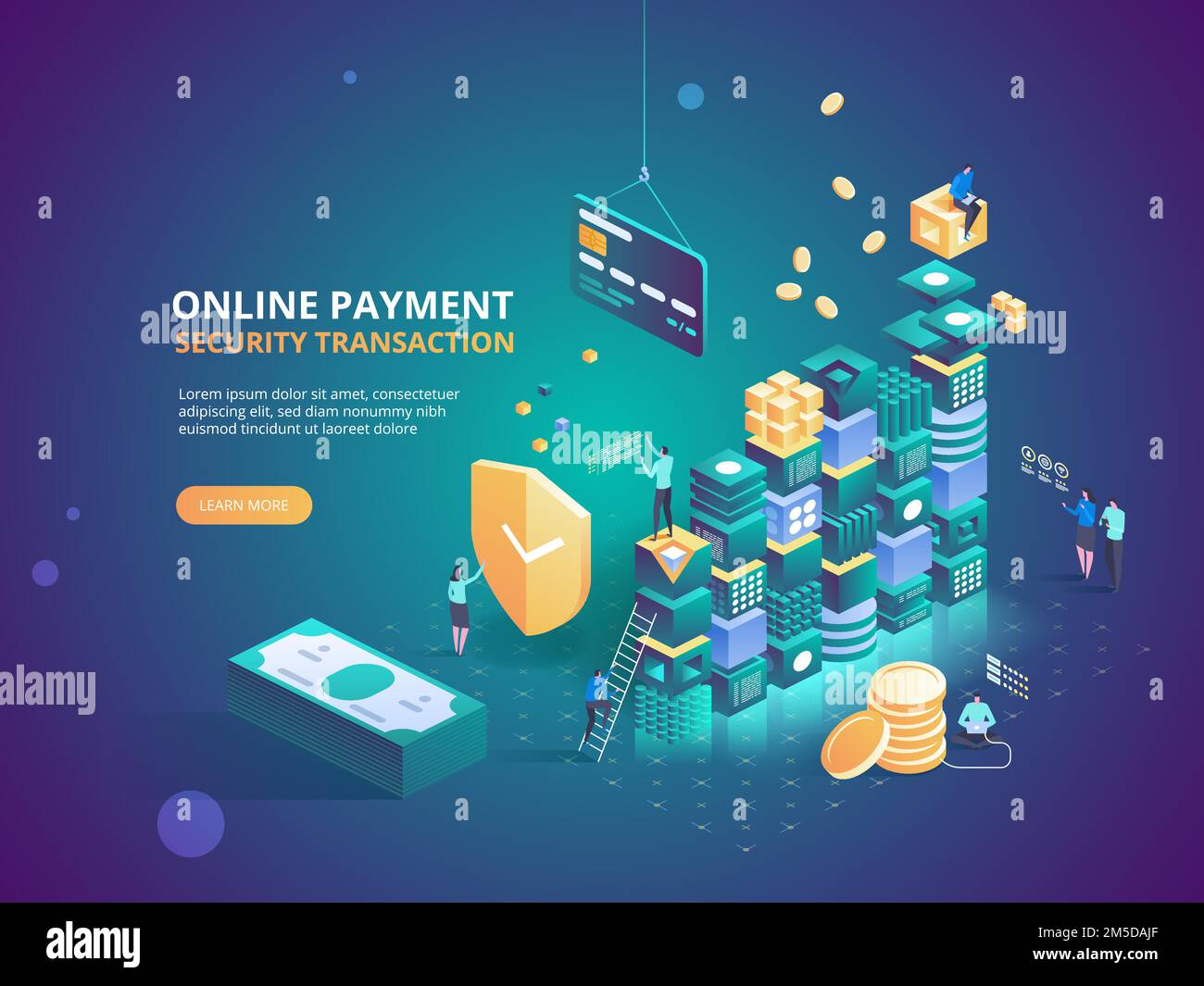 Internet banking. Online payment security transaction. Protection ...