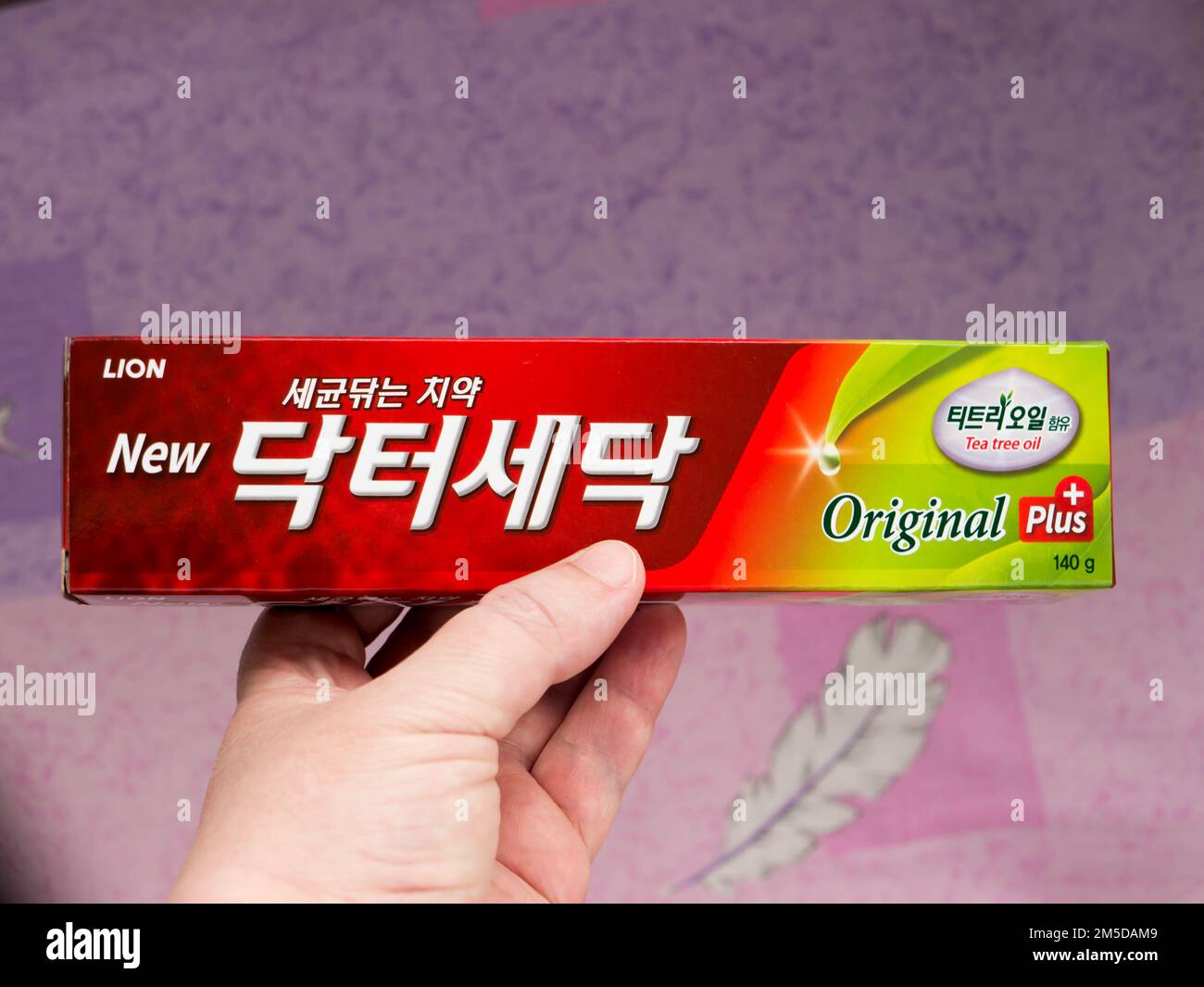 Toothpaste Lion DR. SEDOC Original PLUS+ Stock Photo - Alamy